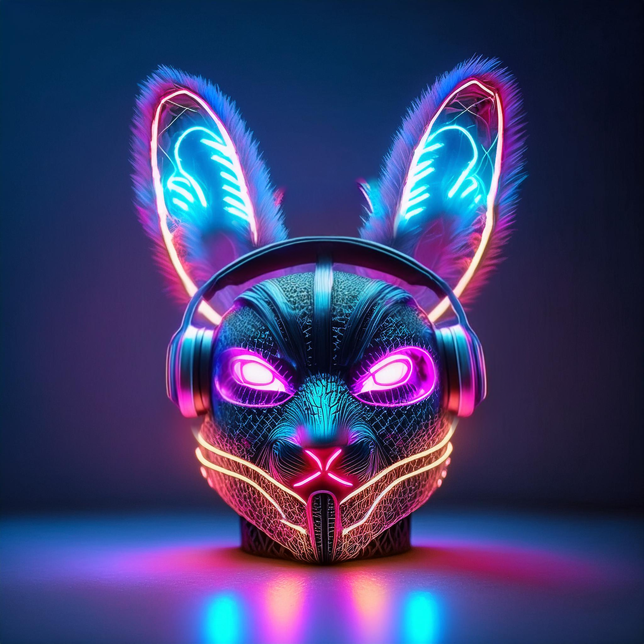 Ai generated EDM Geared Mask/helmet – NxLvL Designs